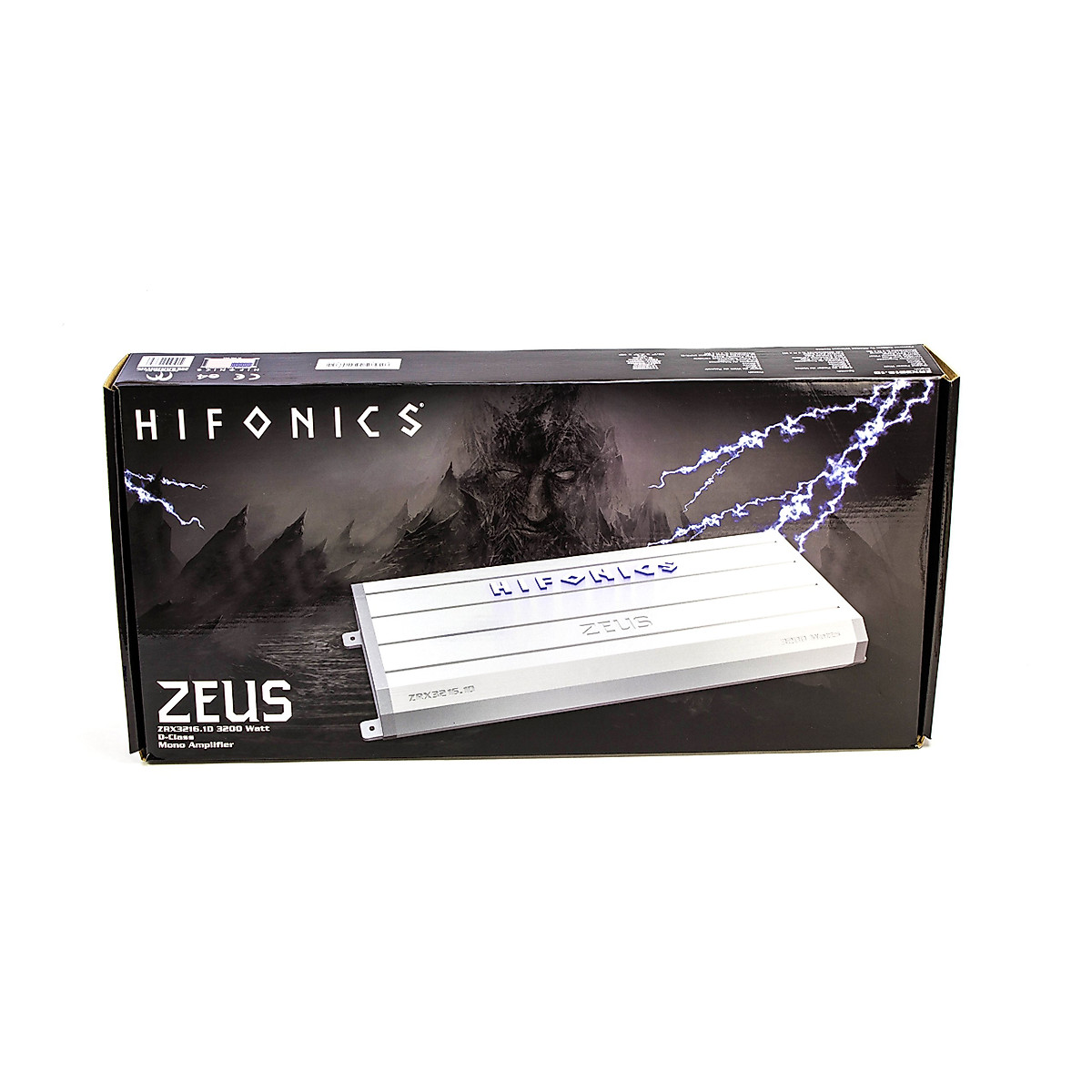 Hifonics ZRX3216.1D Zeus ZRX Series Mono Block D Class 3200 Watt Vehicle Amplifier