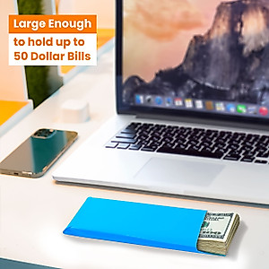 Cash Envelopes 100 Pack 3.5 x 6.7 Inch – 80 GSM Brown Kraft Paper, Peel & Seal Money Envelopes for Cash Saving and Budgeting– Ideal for Coins, Checks, Gift Cards & Tickets