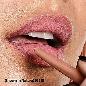 REVLON Lip Liner, Colorstay Lip Makeup with Built-in-Sharpener, Longwear Rich Lip Colors, Smooth Application, 685 Natural, 0.01 oz