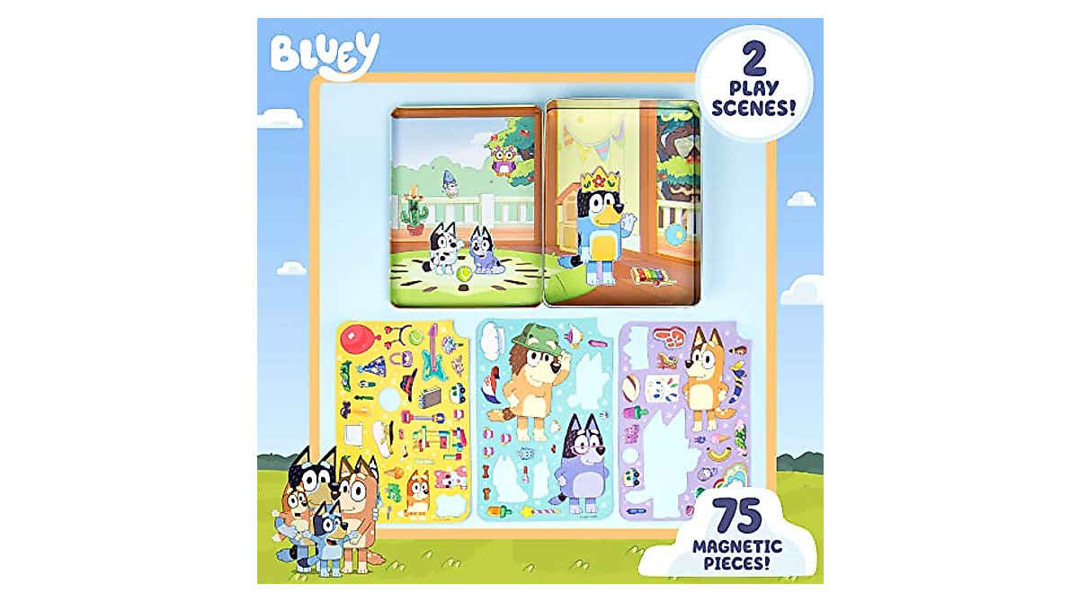 Bluey Magnetic Playset - Creative, Screen-Free Kid's Toy