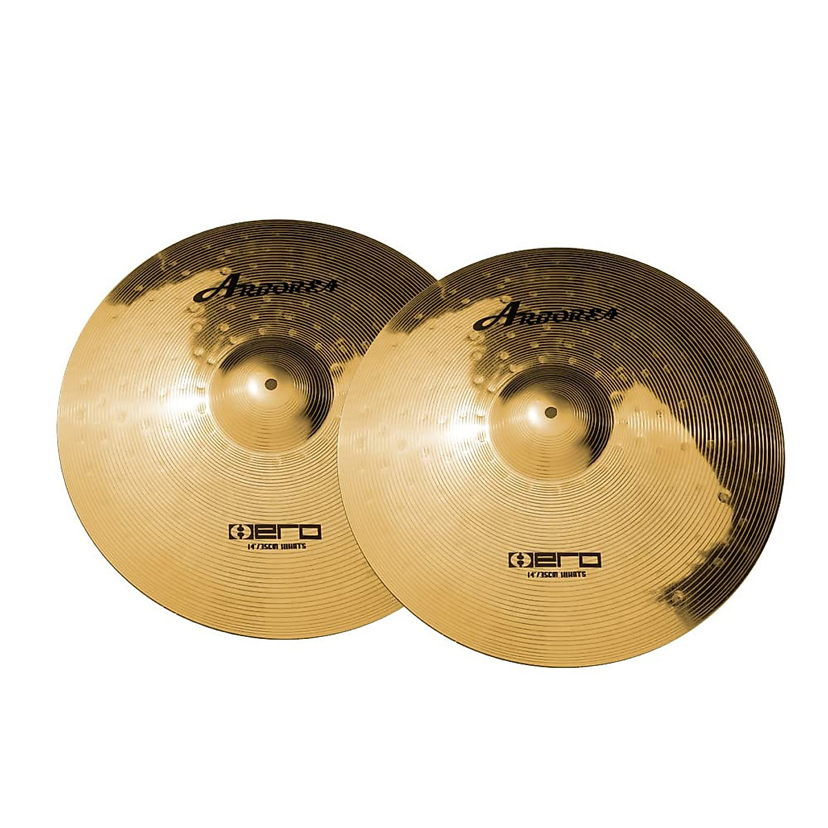 Arborea Cymbal Pack Alloy Cymbals Drum Cymbal Set 14"/16"/18"/20" Plus Free Cymbal Bag 5 Pieces Cymbals for Drum Set