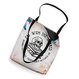 Dark Romance Book Lover Smut Reader I'm With Banned Books Tote Bag