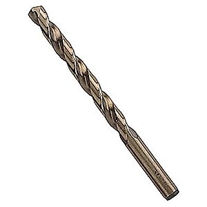 BOSCH CO2158 1-Piece 31/64 In. x 5-7/8 In. Cobalt Metal Drill Bit for Drilling Applications in Light-Gauge Metal, High-Carbon Steel, Aluminum and Ally Steel, Cast Iron, Stainless Steel, Titanium