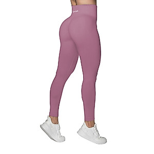 Sunzel Scrunch Butt Lifting Leggings Women High Waisted Seamless Workout Leggings Gym Tights Tummy Control Yoga Pants Bordeaux
