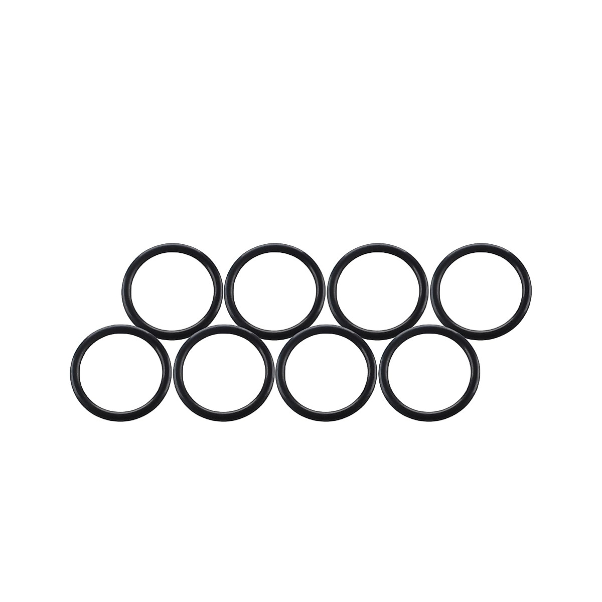 (8 Pack) O-Ring Fits Plunger O-Rings for T&S Brass 010389-45 Plunger Rubber O-Ring for 3-Tier Sink Wastewater Drain Valve Twist Rubber Stopper Oring