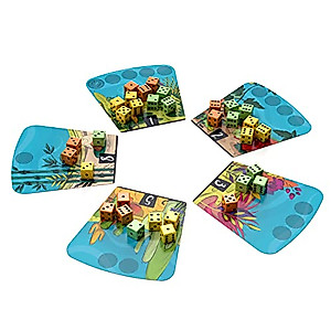 Dandelions - Board Game - Roll-and-Move - Area Majority - 2-3 Players - 15 Minutes Play Time