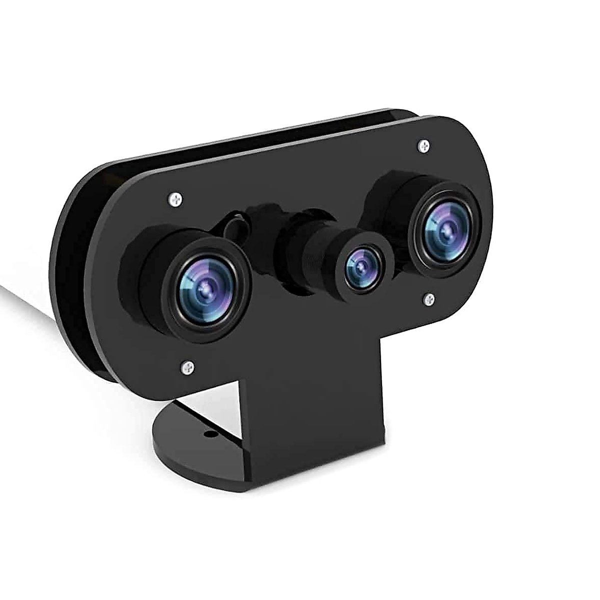 for Raspberry Pi, Infrared Night Vision IR Camera with Acrylic Holder Case, Adjustable-Focus Webcam for Pi 4/Pi 3 B+/Pi 3, Suit for Home Security Monitors, DIY, 3D Printer