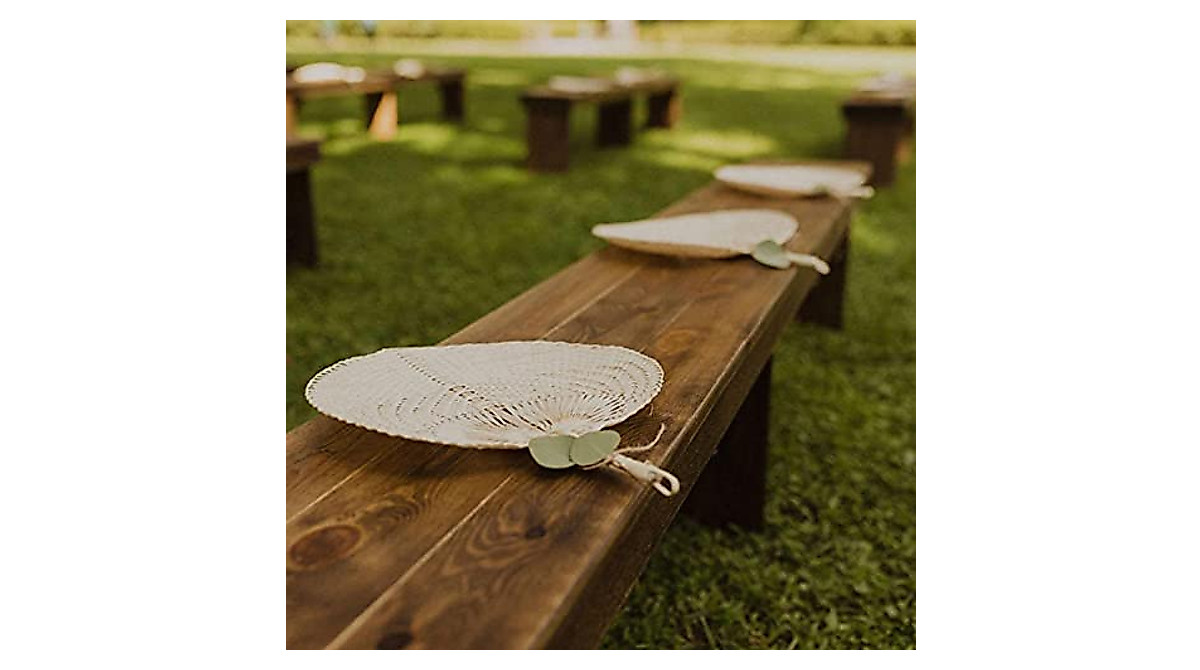 Eco-Friendly Bamboo Raffia Hand Fans for Summer & Decor | Fox Baby
