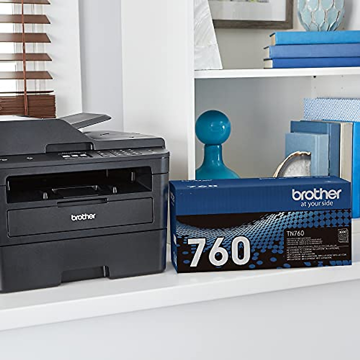Brother Genuine Cartridge TN760 High Yield Black Toner,1 Pack