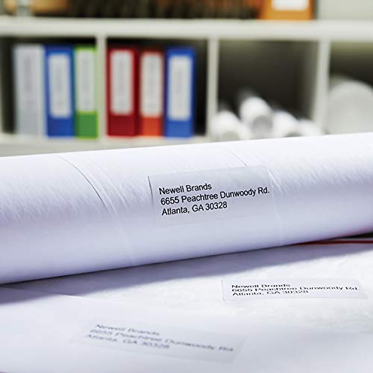 Dymo 36 mm x 89 mm LW Large Address Labels, 24 Rolls of 130 Easy-Peel Labels (3120 Labels), Self-Adhesive, for LabelWriter Label Makers, Authentic