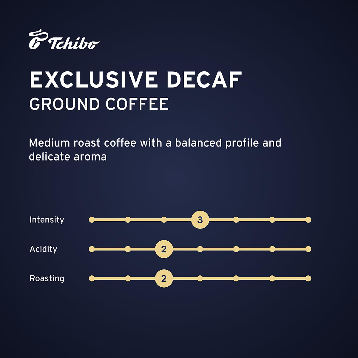 Tchibo Exclusive Decaf Ground Coffee 2 Packs X 8.8oz/250g