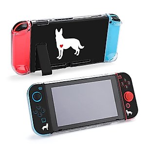 German Shepherd Dog Protective Case Cover for Nintendo Switch Shock-Absorption Anti-Scratch Design