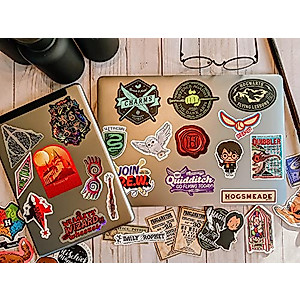 Conquest Journals Harry Potter Variety Vinyl Sticker Pack, Set of 60 Unique Stickers Including 5 Holograms, Officially Licensed, Waterproof and Scratch Resistant, Potterfy All The Things