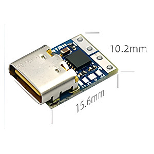 (5 Pack) JacobsParts USB-C PD 12V DC Fixed Voltage Power Trigger Module 5A Type-C Female Input