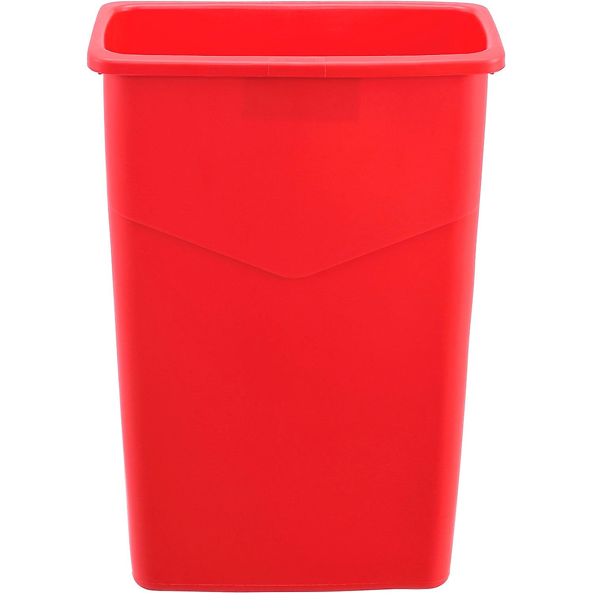 Global Industrial Slim Trash Can, 23 Gallon, Red