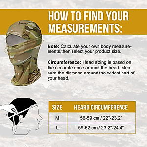 OneTigris Tactical Hood Headwear Balaclavas Full Face Mask