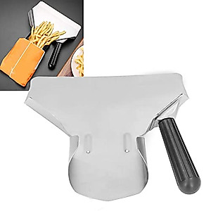 French Fry Scoop, Sturdy Durable Bakelite Handle Stainless Steel Food Grade Popcorn Bagger for Popcorn
