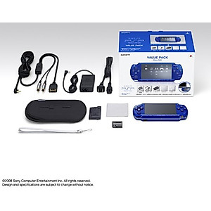 PSP "PlayStation Portable" Value Pack Metallic Blue (PSPJ-20003) [maker production end]