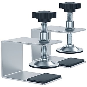 2 Pcs Drawer Front Installation Clamps,Drawer Fixing Clips,Adjustable Stable Furniture Woodworking Jig cabinet installation tools Front Drawer Woodworking Clamps Drawer Jig for Tables Desk Mount