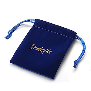 JewelryWe Women's Ultra Thin Easy Reader Watch with Elastic Strap, Golden/Silver Square Watch, for Valentine's Day