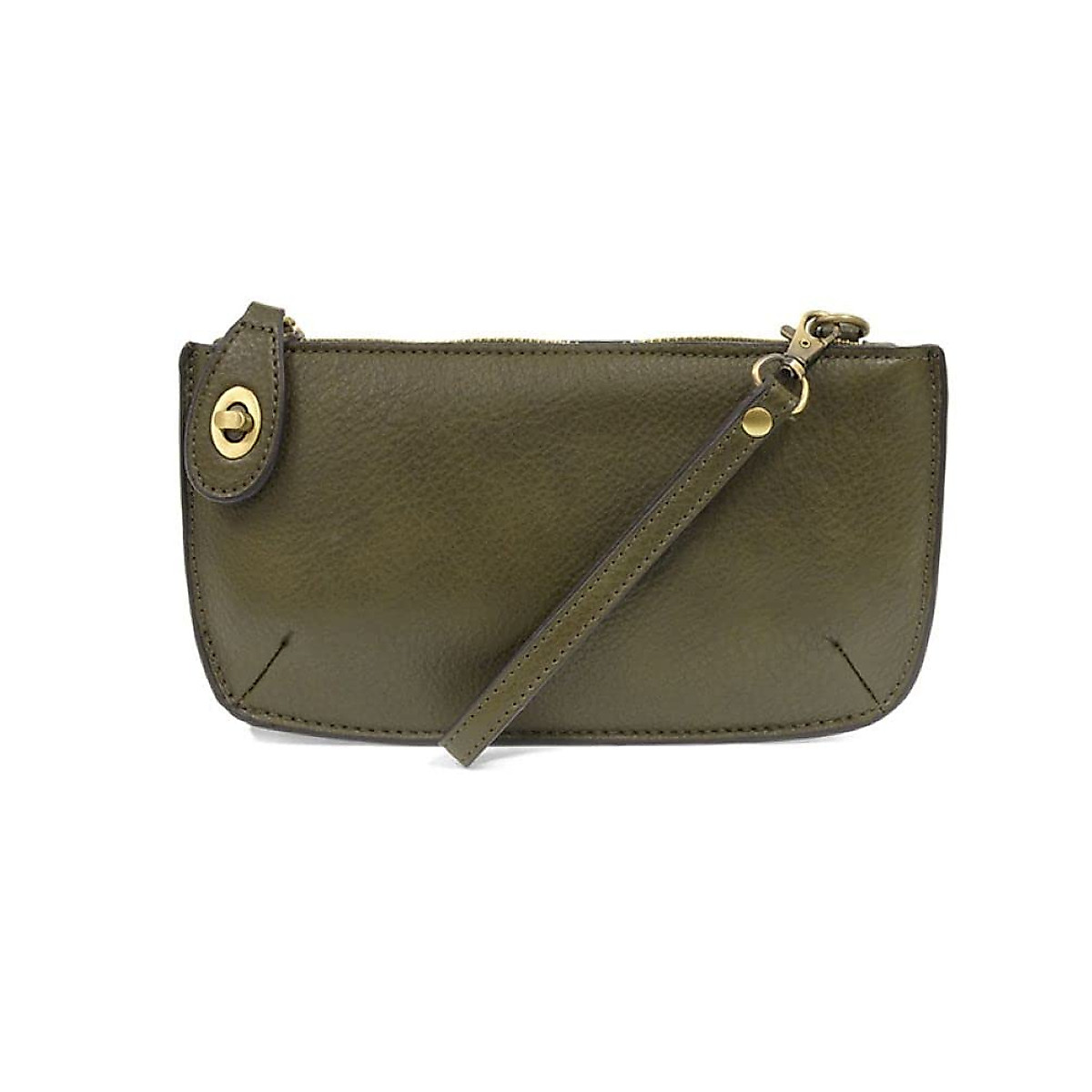 Joy Susan Mini Crossbody Wristlet Clutch (Dark Moss)