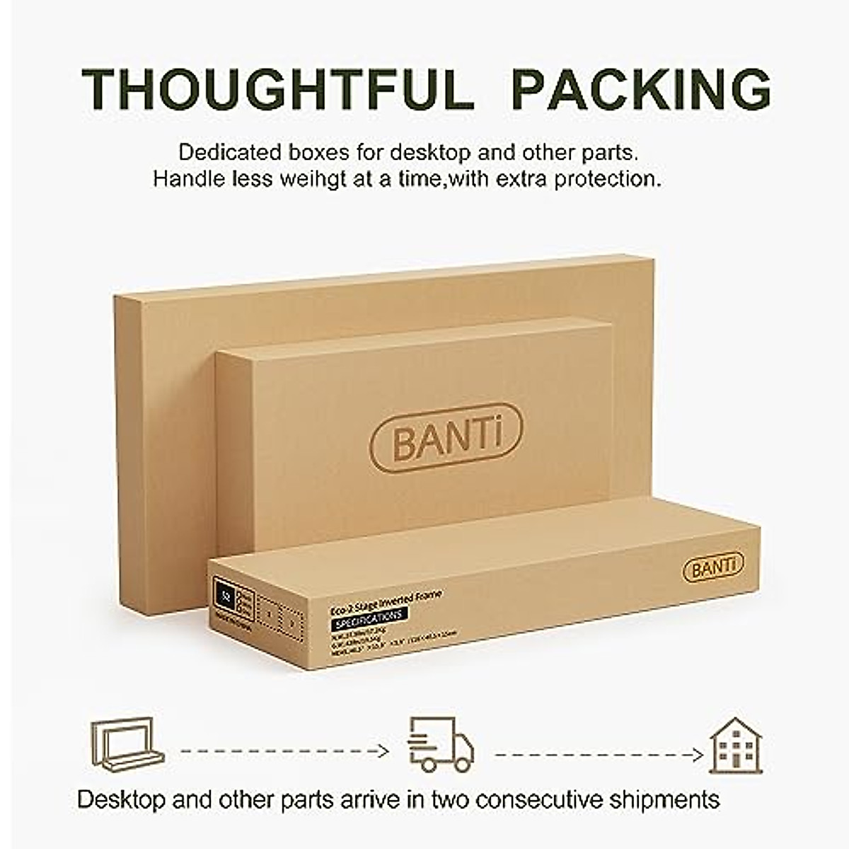 BANTI Executive L Shaped Standing Desk with 3-Drawer File Cabinet, 63" Electric Height Adjustable Stand up Desk for Home Office, Computer Desk with Storage Cabinets, Natural Top