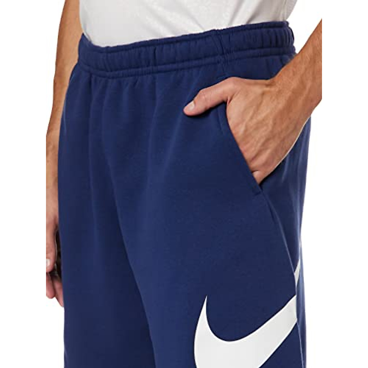 Nike Men's Sportswear Club Short Basketball Graphic, Midnight Navy/White/White, XX-Large