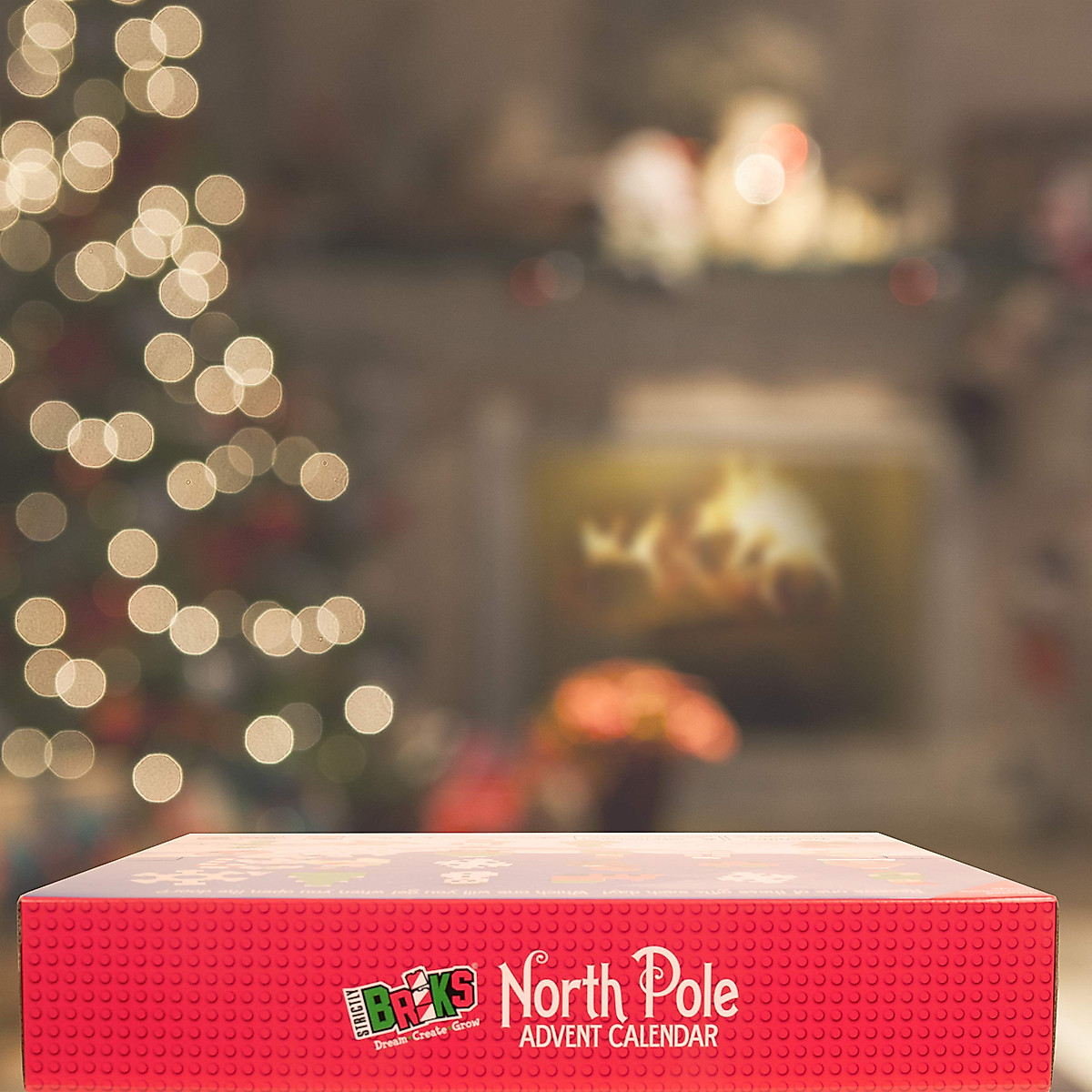 Strictly Briks Compatible with LEGO Duplo Classic Bricks Advent Calendar for Kids and Toddlers, Countdown to Christmas Building Block Toy, North Pole Theme, 376 Pieces