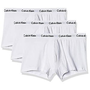 Calvin Klein Men's Cotton Stretch 3-Pack Low Rise Trunk