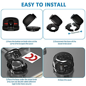 Baby Proofing Pack Kit - 38 Pcs Outlet Covers and 5 Pack Stove Knob Covers for Child Safety