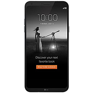LG Q6-32 GB - Unlocked (AT&T/T-Mobile) - Platinum - Prime Exclusive - with Lockscreen Offers & Ads