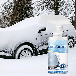 Bavokon 60ml Updated Deicing and Snow Melting Agent,Ice Off Windshield Spray,Winshield -Icer,Winter Windshield Removal Defrosting Liquid & Snow Melting Agent,Windshield Snow Melting -icer