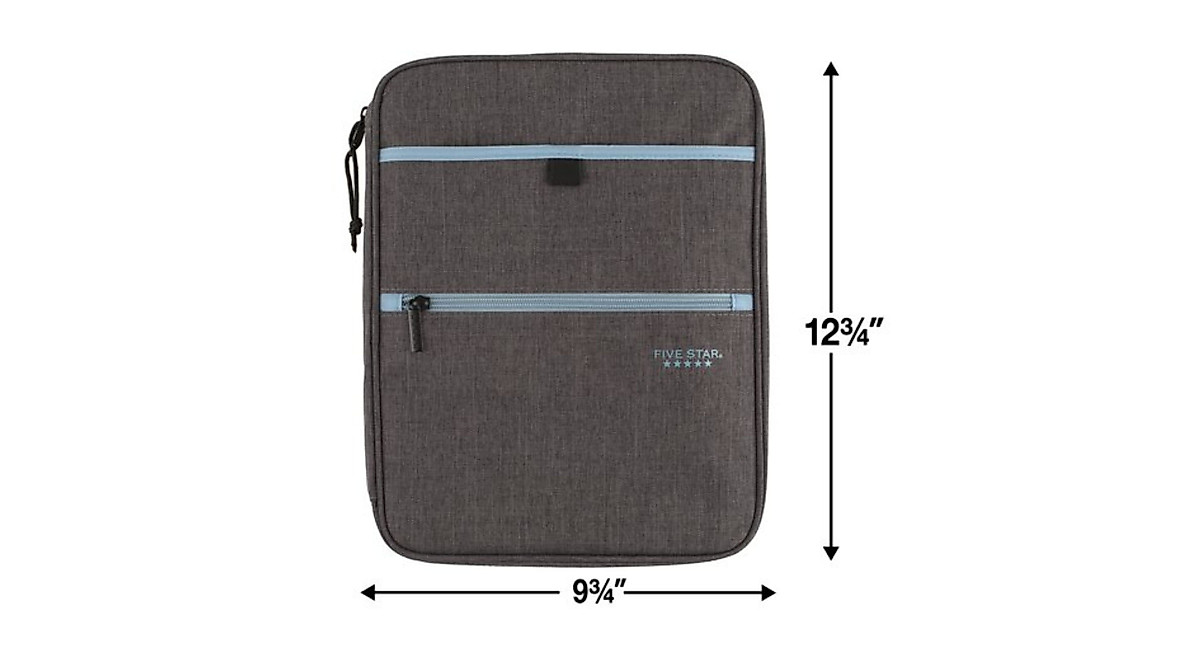 Five Star Zipper Binder: 1 in. / 375 Sheet Capacity