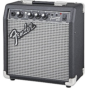 Fender Frontman 10G Guitar Combo Amplifier - Black Bundle with Instrument Cable and Picks