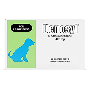 Nutramax Denosyl Liver and Brain Health Supplement for Large Dogs, With S-Adenosylmethionine (SAMe), 30 Tablets