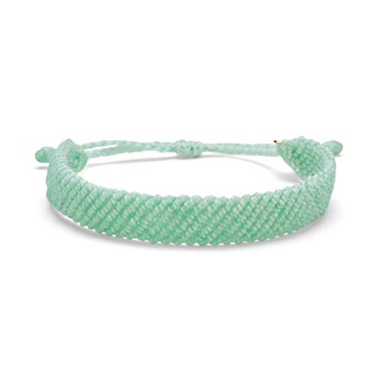 Pura Vida Flat Woven Braided Bracelet - Waterproof, Adjustable - Winterfresh