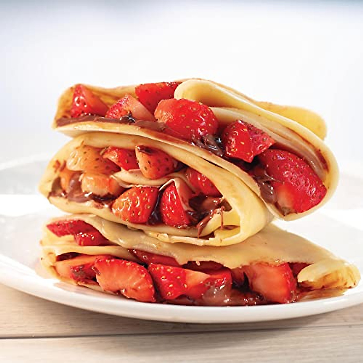 CucinaPro Cordless Crepe Maker - FREE Recipe Guide, Non Stick Dipping Plate plus Electric Base and Batter Spatula, Portable and Compact Baker, Unique Homemade Easter Morning Breakfast Treat or Gift
