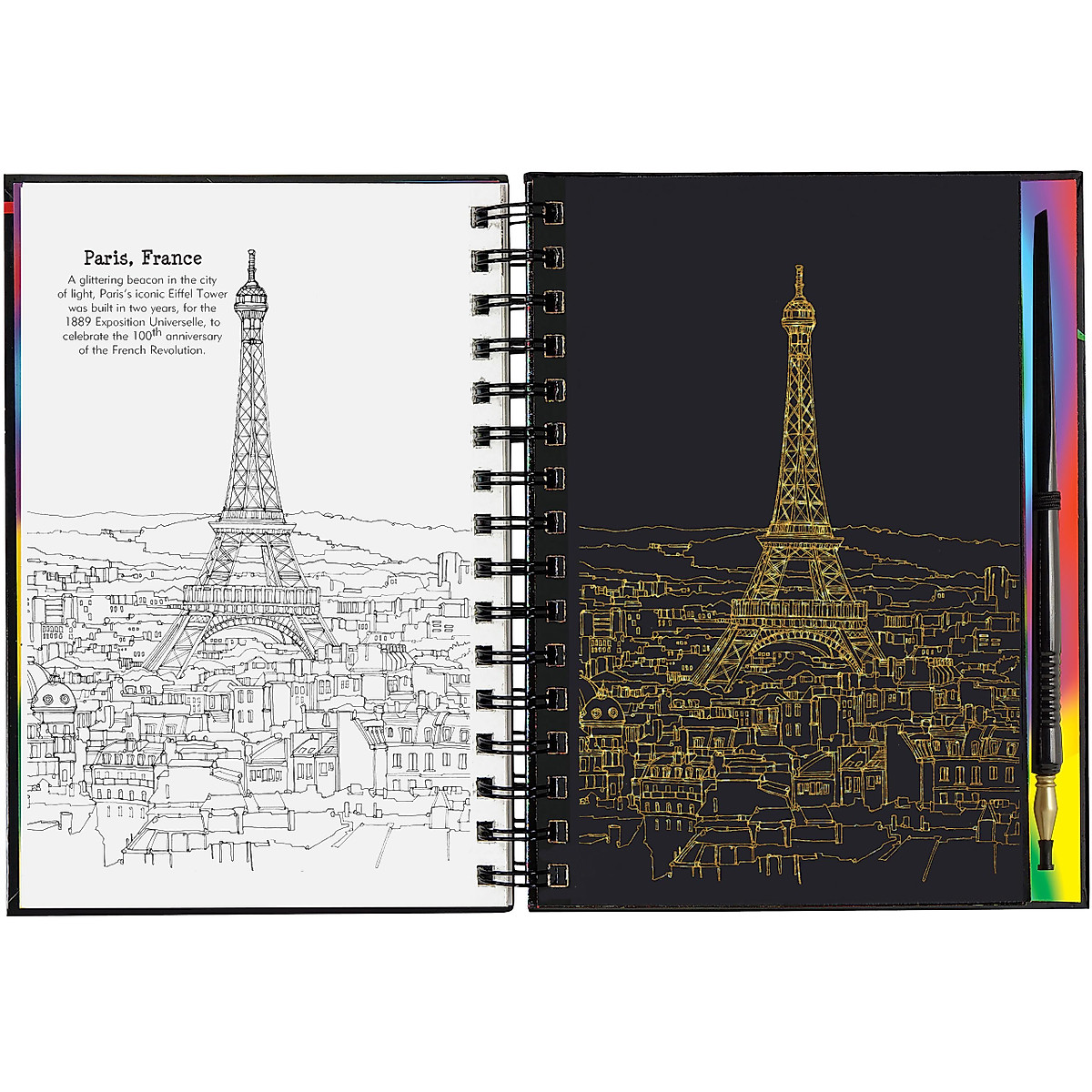 Scratch & Sketch Extreme Cities (Trace Along)