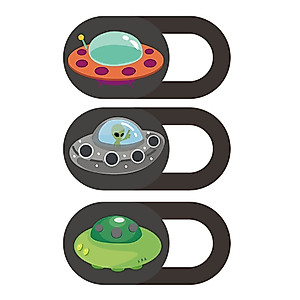 SOLUSTRE 3Pcs Camera Cover Privacy Webcam Cover Webcam Blocker Computers laptops Privacy Lens Cover Webcam Privacy Cover Webcam Cover Slide Camera Slide Black Slides Protection Cap Flat abs