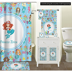 RNK Shops Personalized Mermaids Waste Basket - Double Sided (White)