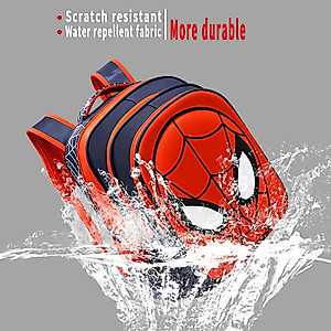TUDERE 3D cartoon backpack waterproof lightweight schoolbag boys and girls models