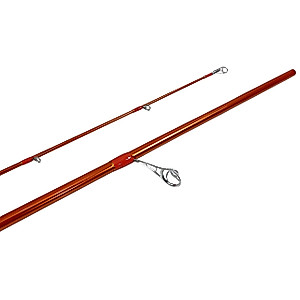 Carrot Stix Collapsible 2 Piece Spinning Wild Wild Orange Giant Size Salmon Steelhead Fishing Rod (10' 0" Medium Heavy)