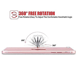 Wen XinRong 4 Pack Metal Bow Phone Ring Holder, Bowknot Phone Finger Ring Grip 360°Rotation Phone Rings Kickstand Compatible with All Smartphone