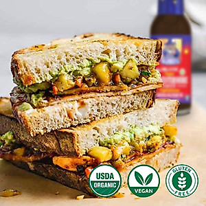 The Wizards Organic Vegan Worcestershire Sauce - Organic Worcestershire Sauce, Vegetarian Worcestershire Sauce, Vegan Fish Sauce - 5 Fl Oz