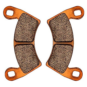Zinger Brake Pads for Polaris RZR XP 1000 EPS 2022 2021 2020 2019 2018 2017 2016 2015 2014 & 2014-2021 RZR 1000 XP 4 Except Premium Edition,4 Set Front and Rear Sintered Copper Brake Pads