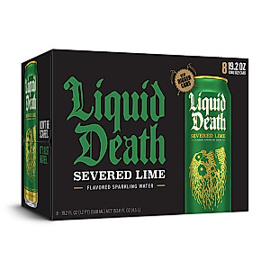 Liquid Death Lime & Berry Mixed Pack (16 x 19.2 oz Cans)