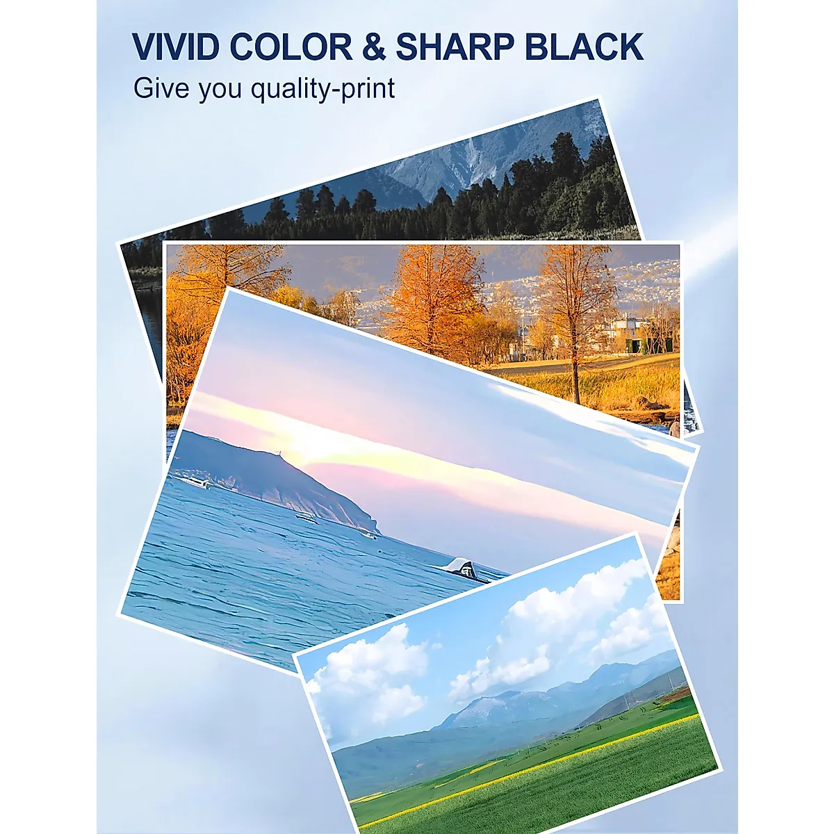 206A MFP M283cdw Toner - Replacement for HP 206A W2110A Compatible for HP Color Laserjet Pro MFP M283fdw M283cdw ,Laserjet Pro M255dw M255nw Printer Ink (Black Cyan Magenta Yellow)