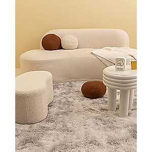 Aternoon 5.3 x 7.5 Feet Shag Area Rugs, Super Soft Fluffy Shaggy Rug Floor Carpet for Living Room, Children Bedroom, Nursery Play Room, Home Decor, 5x8