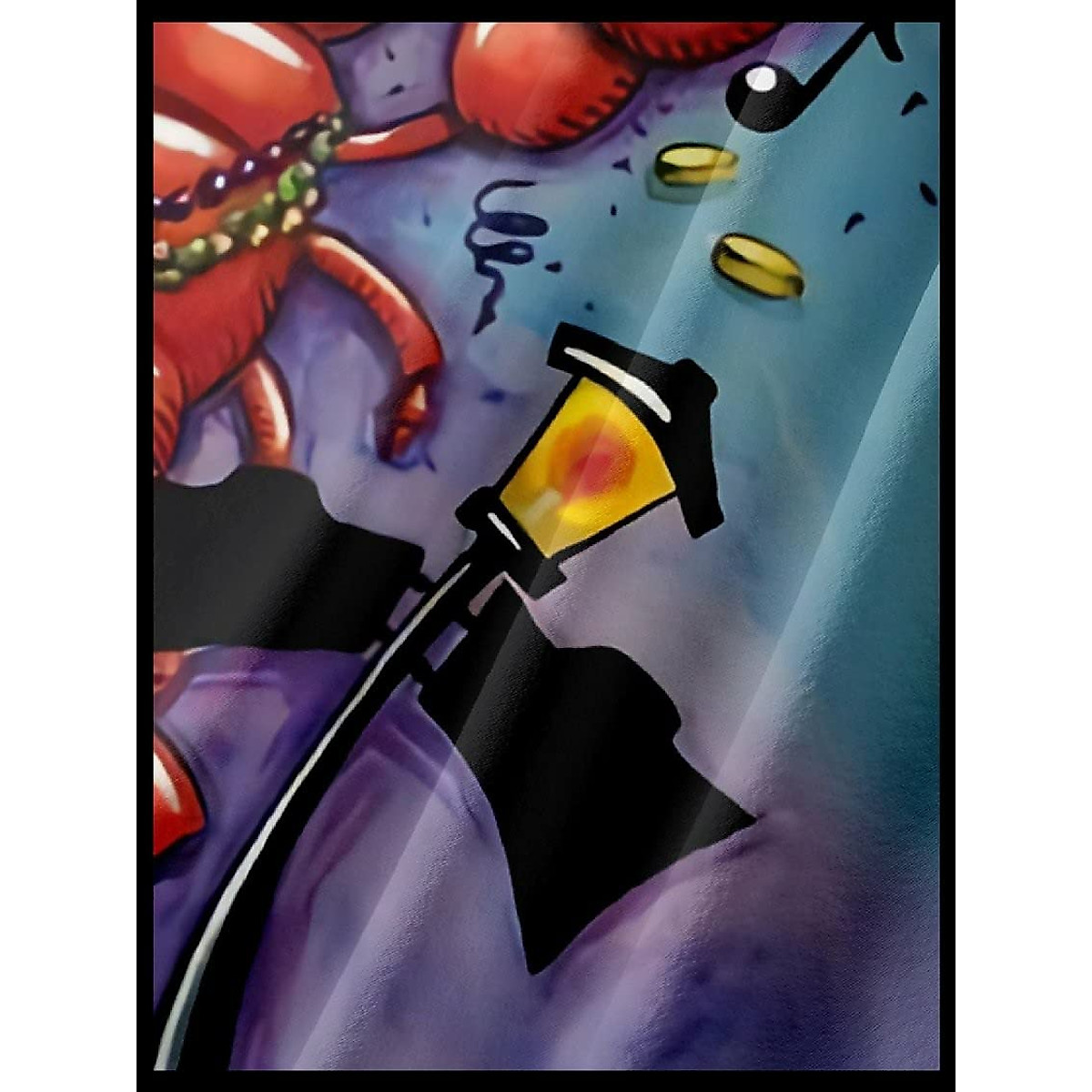 Bowling Shirts for Men Mardi Gras Carnival Chest Pocket Short Sleeve Button Down Vacation Summer Printed Top Red 5XL