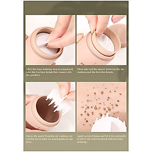 WALULAN Freckle Pencil Sweatproof Waterproof Long Lasting Small Freckle Stamp Airbrush Foundation Spot